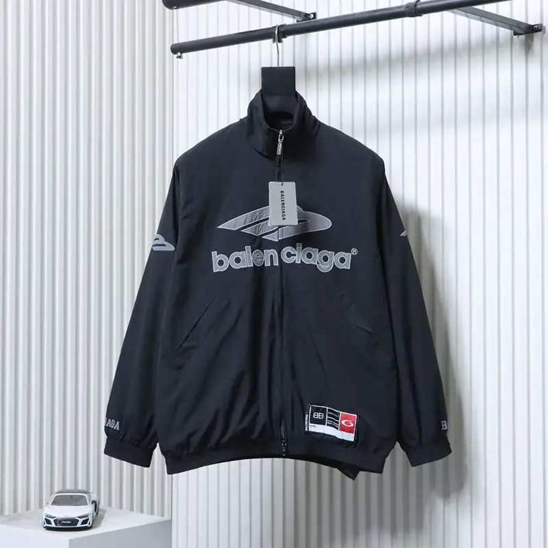 BLCG Logo 3M Badge Windbreaker Jacket - HypeUnique