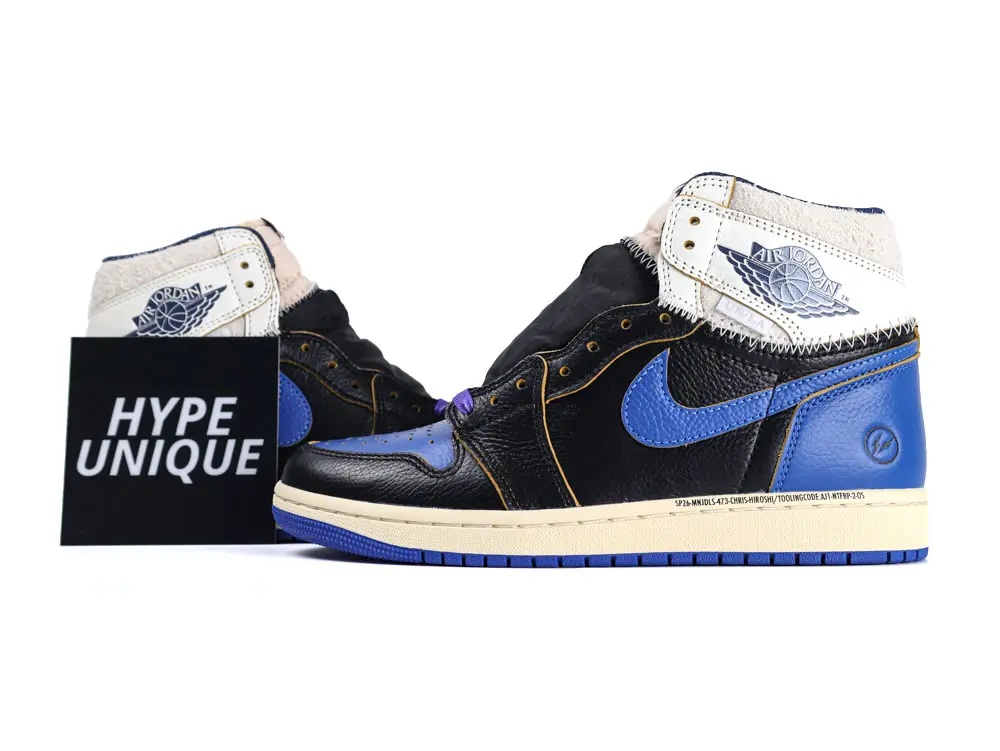 Fragment x Union x Air Jordan 1 High OG 'Sport Royal' - HypeUnique